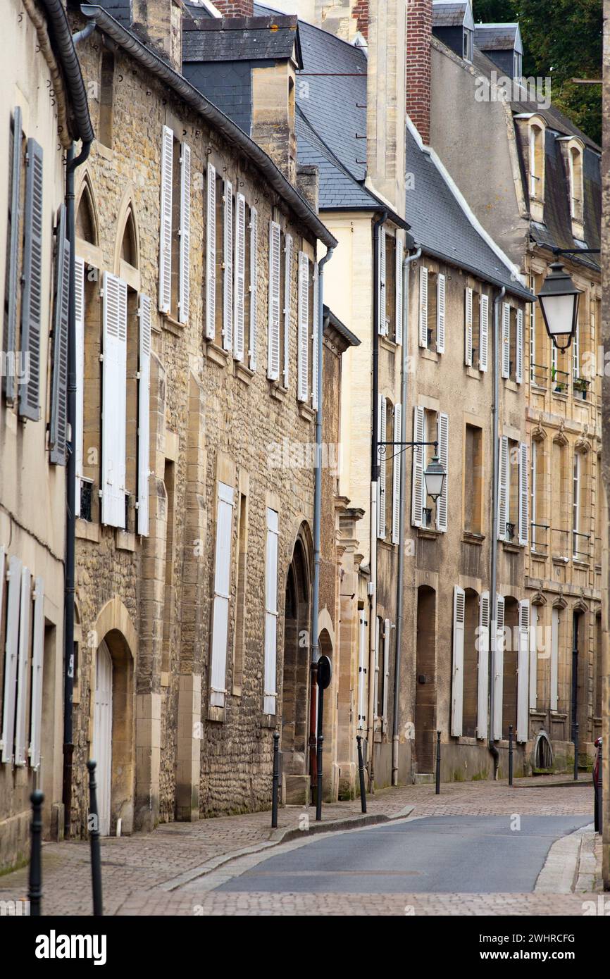 Traditional French architecture in Bayeux, Normandy, France Stock Photo ...
