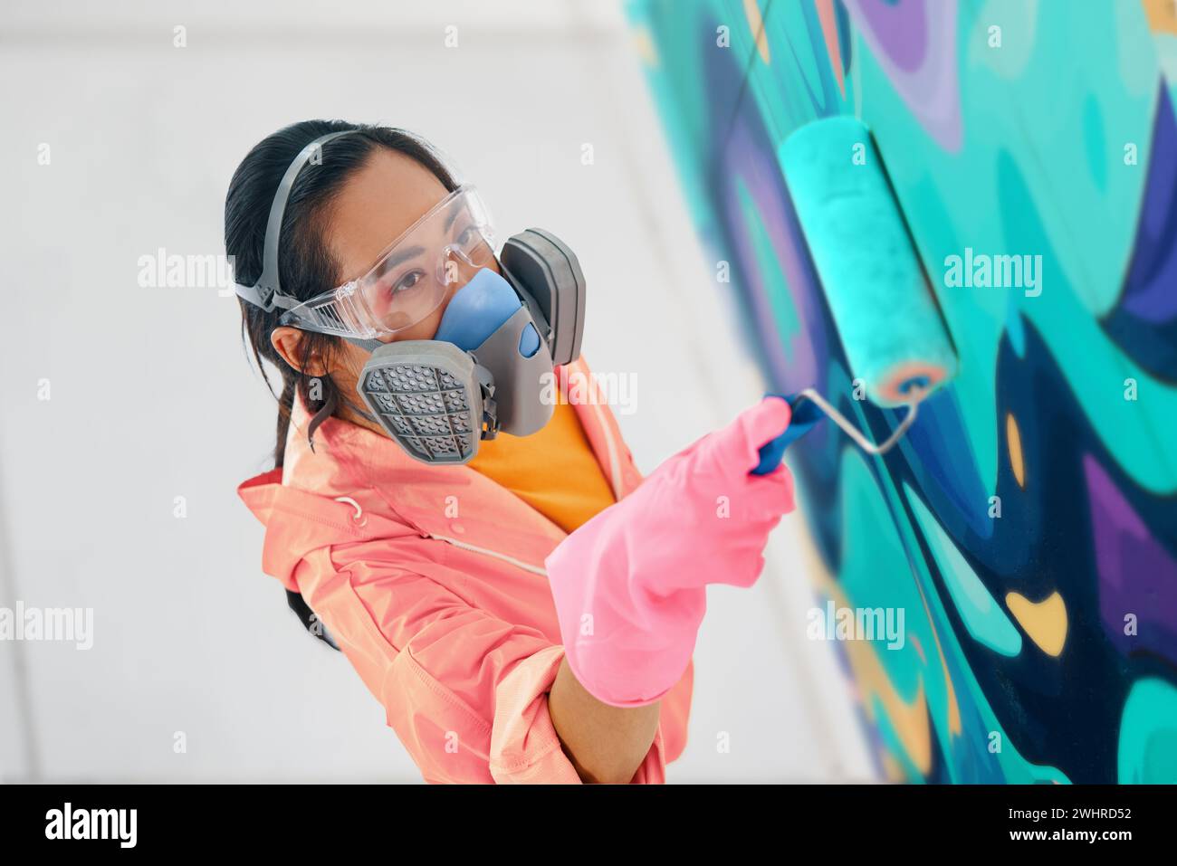 Graffiti Respirator Fashionable Quality, Themed Graffiti Mask