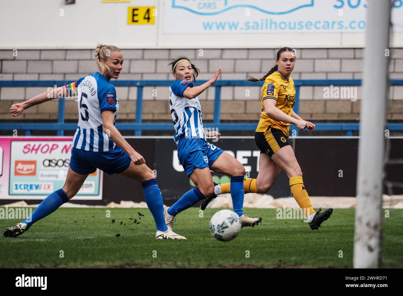 Telford, UK. 11th Feb, 2024. Telford, England, February 11th 2024: Beth ...