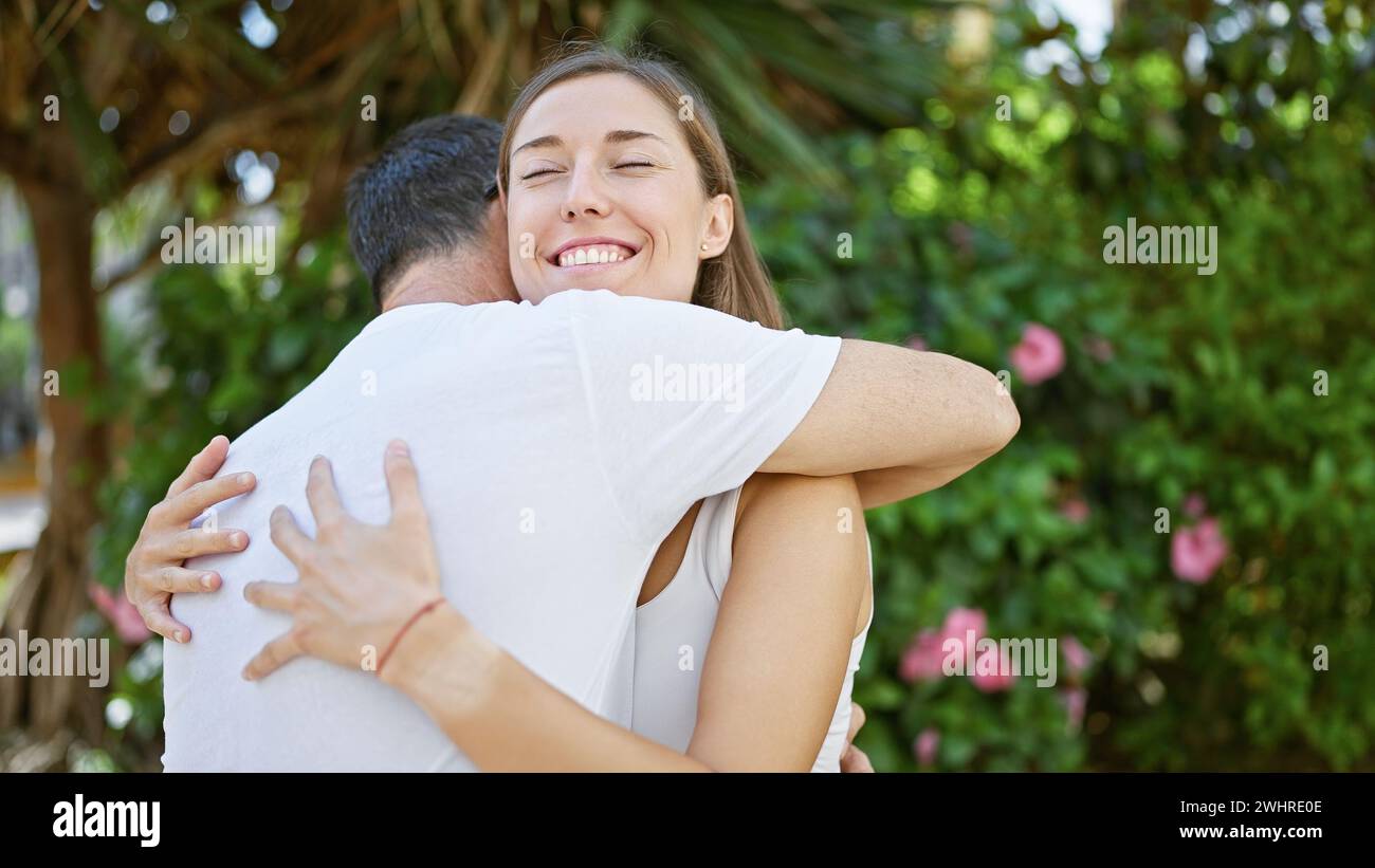 Confident father daughter share hi-res stock photography and images - Alamy