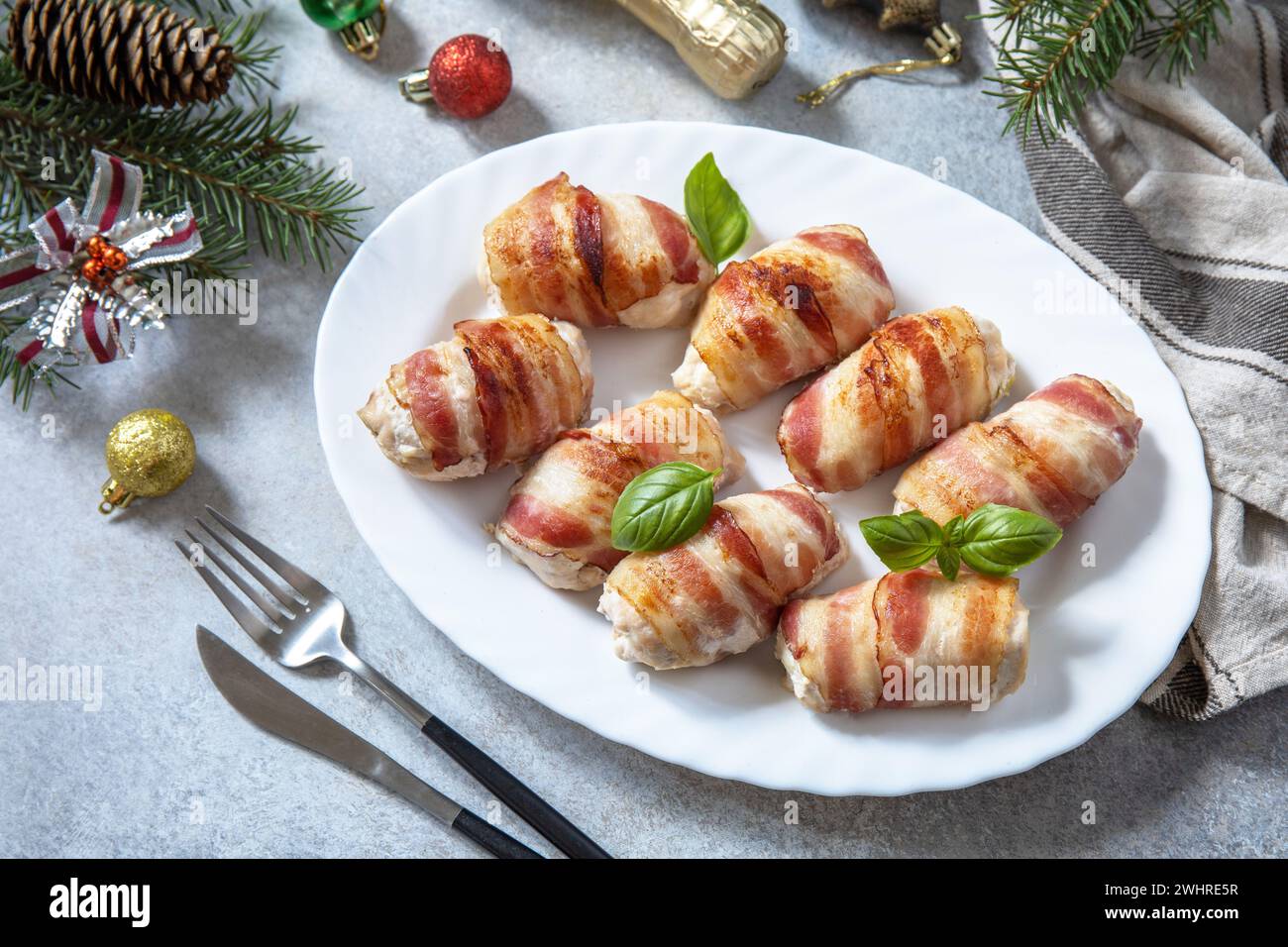 Dish christmas menu hi-res stock photography and images - Alamy