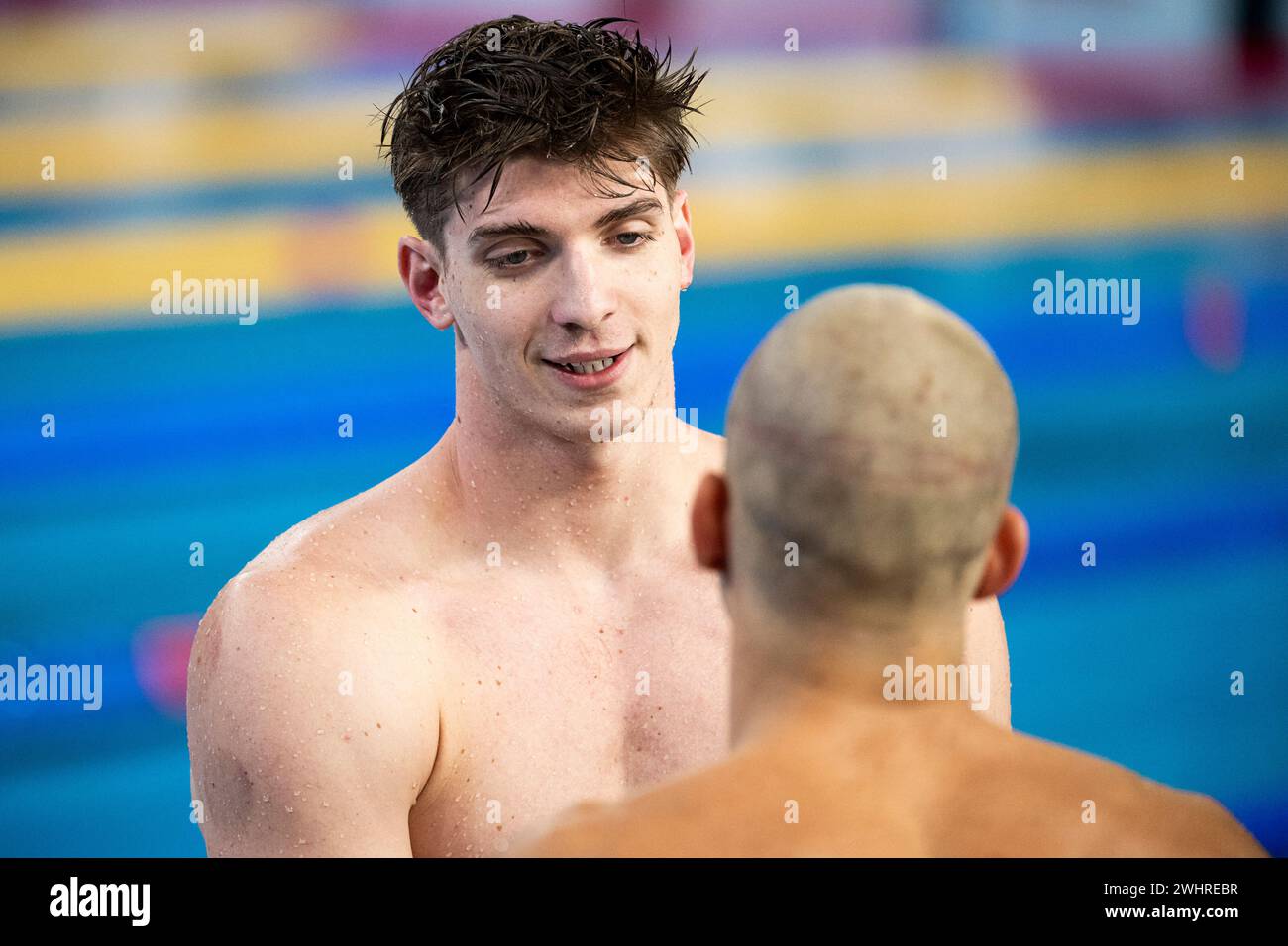 Team Italy competes in the swimming men's 4x100m freestyle relay ...