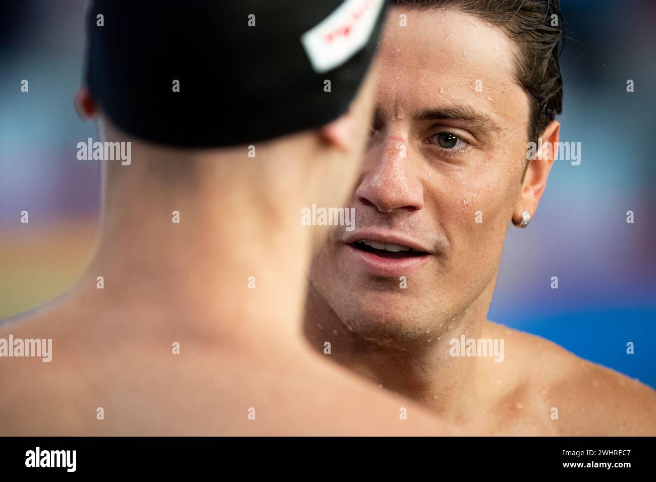 Nicolo Martinenghi of Italy competes in the swimming men's 100m ...