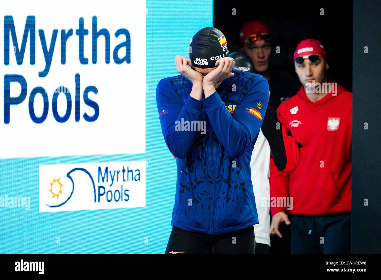 Carles Coll Marti of Spain competes in the swimming men's 100m ...