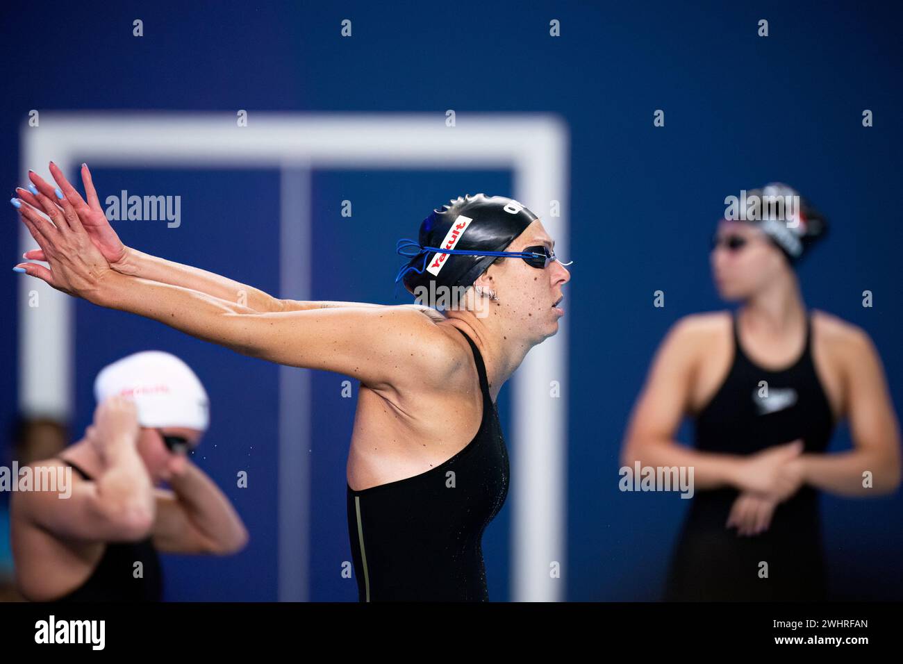 Doha, Qatar. 11th Feb, 2024. Sara Franceschi of Italy competes in the ...