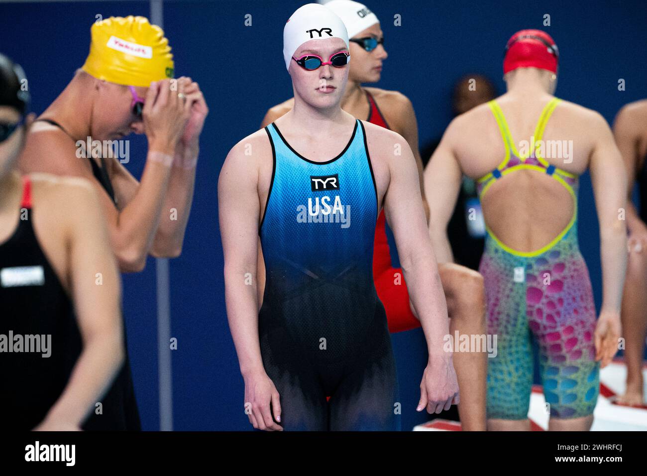Claire Curzan of United States of America competes in the swimming ...
