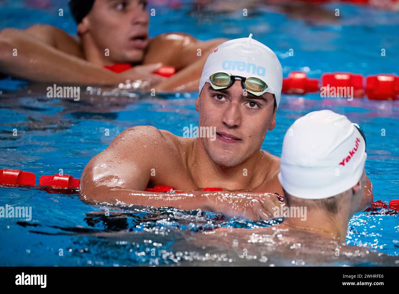 Doha, Qatar. 11th Feb, 2024. Loris Bianchi of San Marino competes in ...