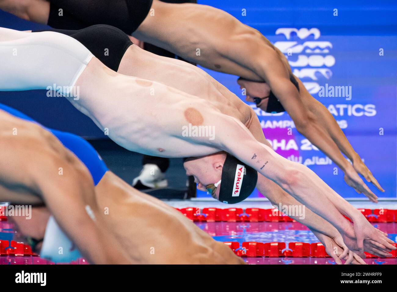Swimming mens 400m freestyle preliminary hi-res stock photography and ...