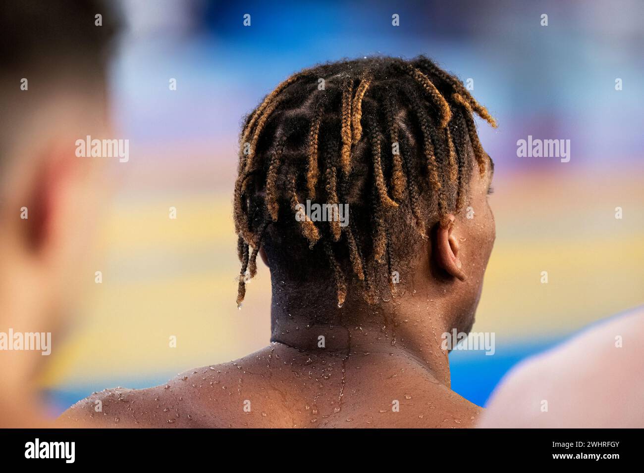 Doha, Qatar. 11th Feb, 2024. Abeku Jackson of Ghana competes in the ...