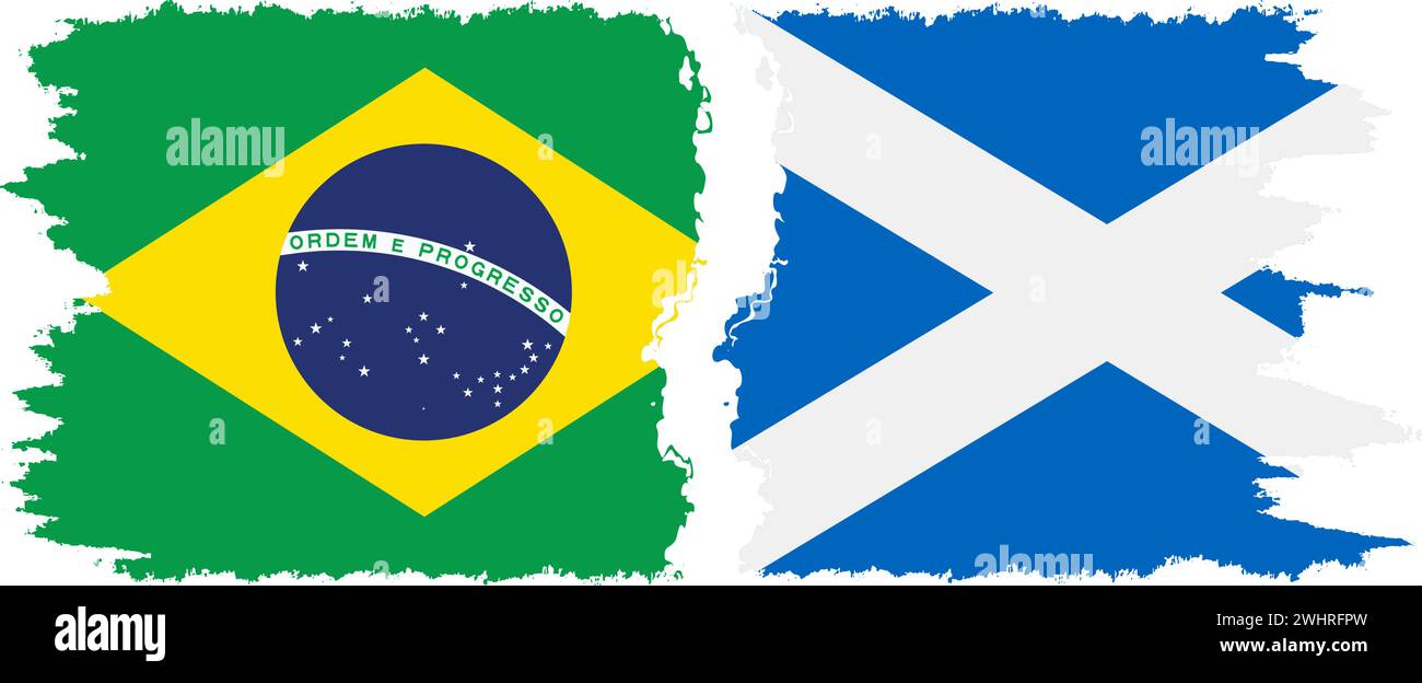 Scotland brazil flag hi-res stock photography and images - Alamy