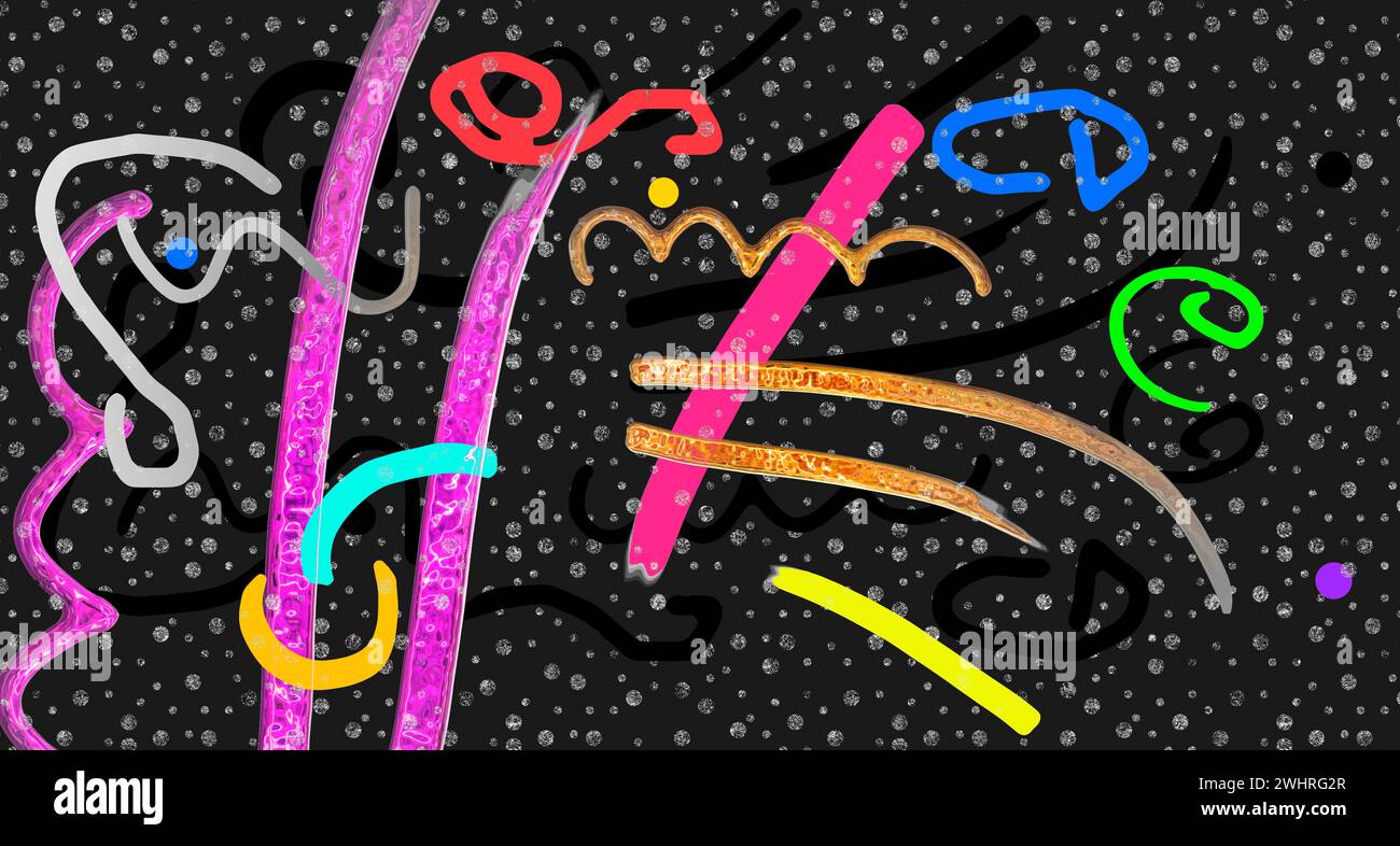 MODERN ART: "Winter Graffiti" by Edmund Nagele FRPS Stock Photo - Alamy