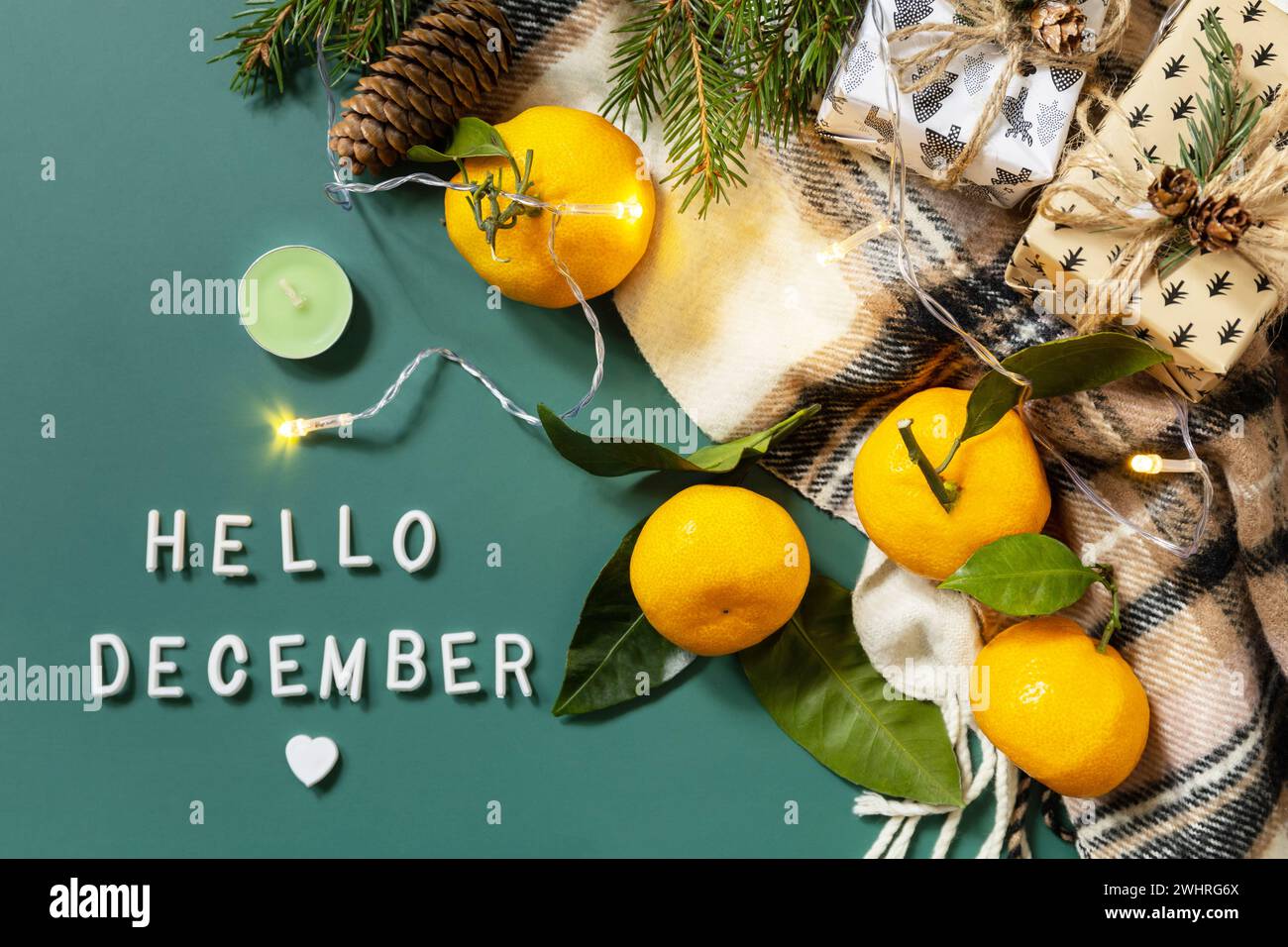 Hello december hi-res stock photography and images - Alamy