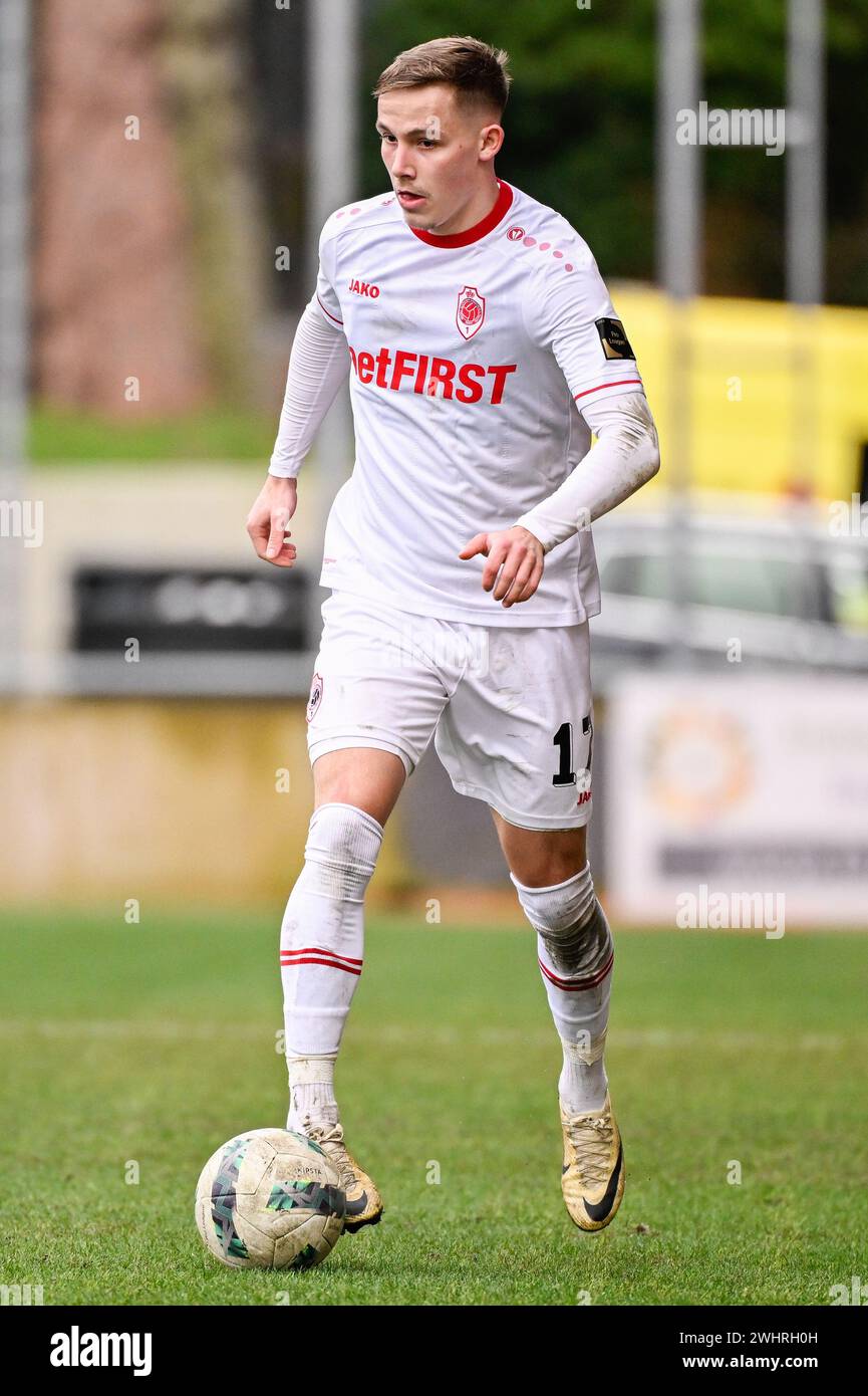 Brussels, Belgium. 11th Feb, 2024. Antwerp's Jacob Ondrejka pictured in ...