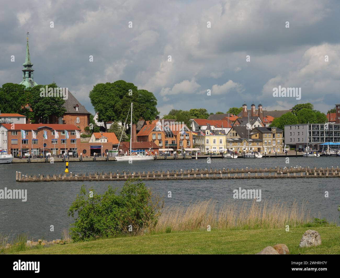 Kappeln at the schlei river Stock Photo - Alamy