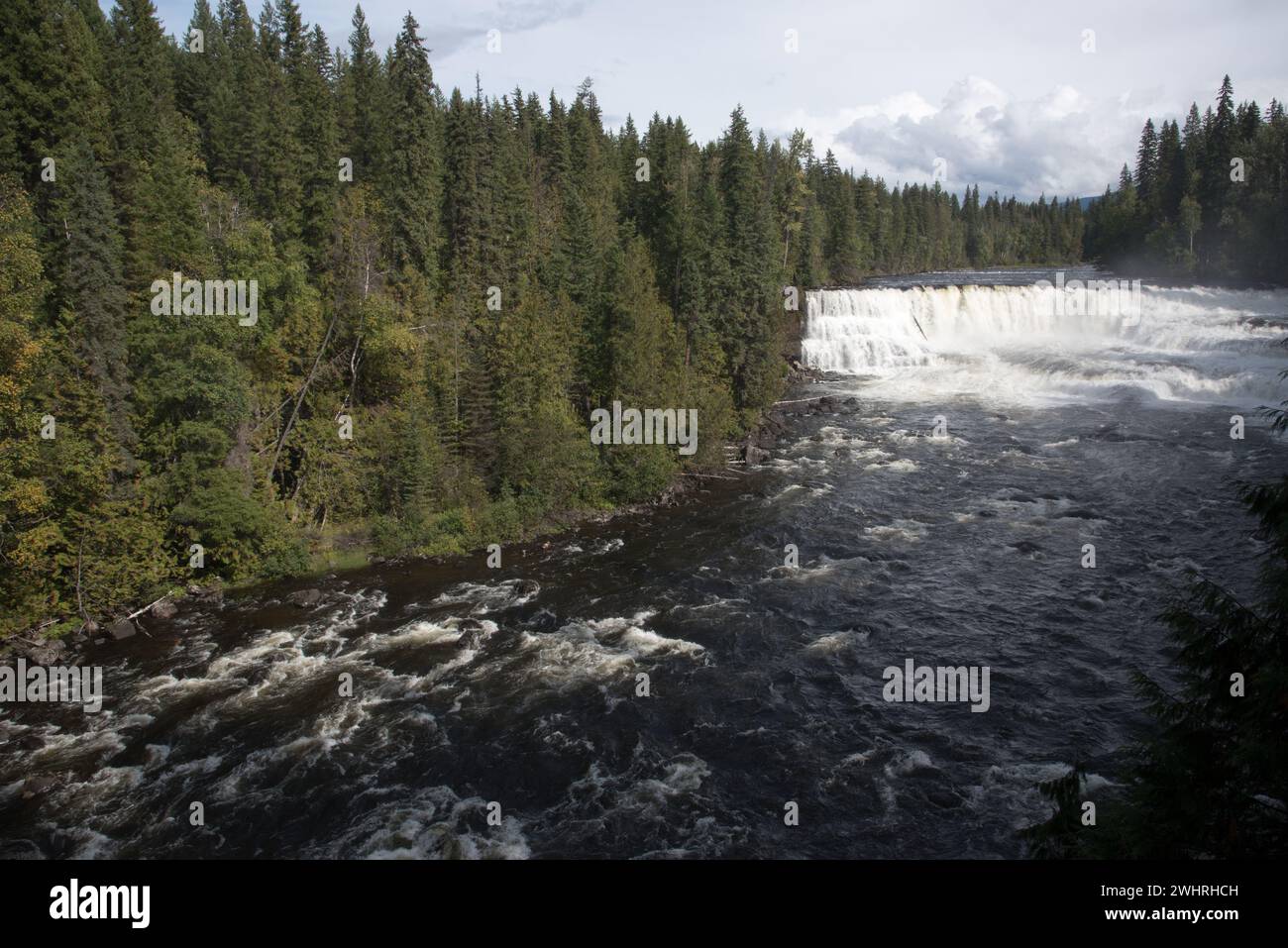 Dawson Falls is a spectacular waterfall fall just 18 meters high but ...