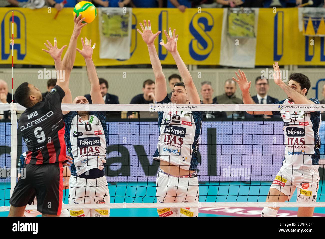 Marko Podrascanin of ITAS Trentino Volley in action during the match between ITAS Trentino ...