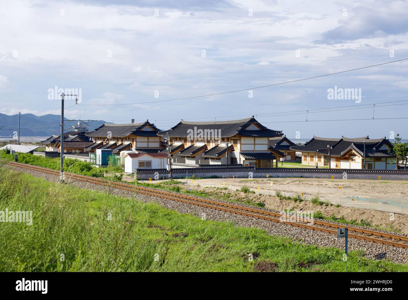 Donghae City, South Korea - July 29th, 2019: Revitalized Mangsang Beach ...
