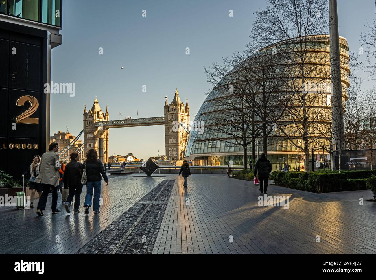 View of Tower Bridge from The London Bridge City Stock Photo - Alamy