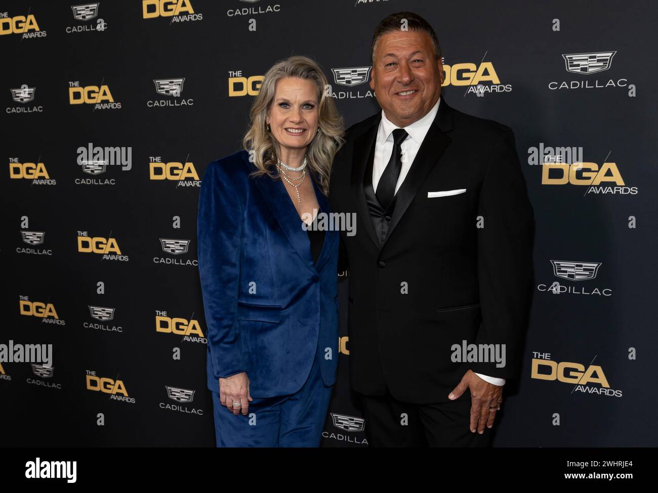 Beverly Hills, USA. 10th Feb, 2024. Liz Patrick and Michael Mancini ...