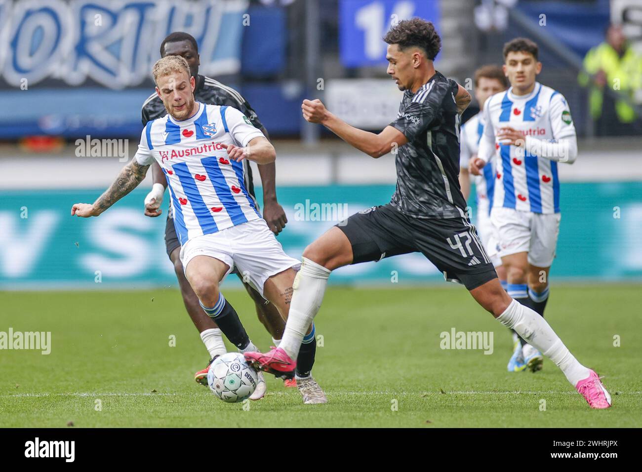 HEERENVEEN, 11-02-2024 , Abe Lenstra Stadium , Dutch Eredivisie Football season 2023 / 2024 ...