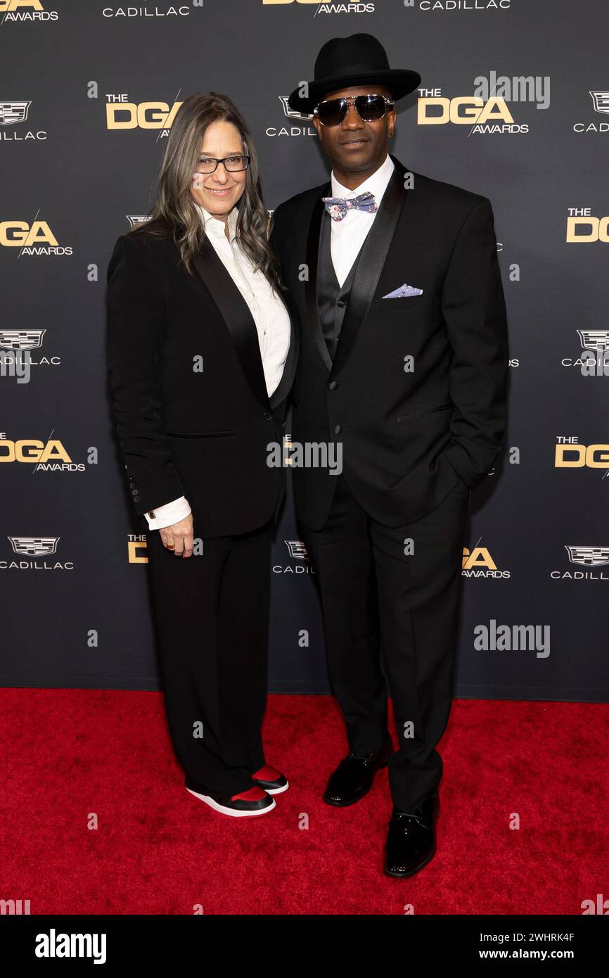 Beverly Hills, USA. 10th Feb, 2024. Alexandra Lipsitz and Joe Guidry ...