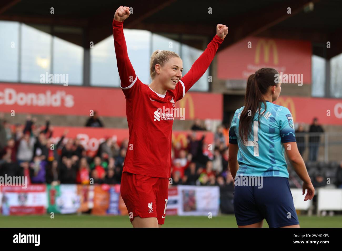 Princess Park Stadium, Dartford, England, 11 February 2024: Sophie ...