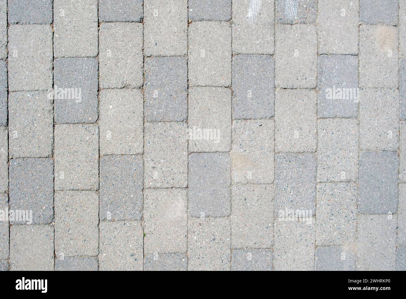 Empty cobblestone grey stone sidewalk background texture. Paved floor ...