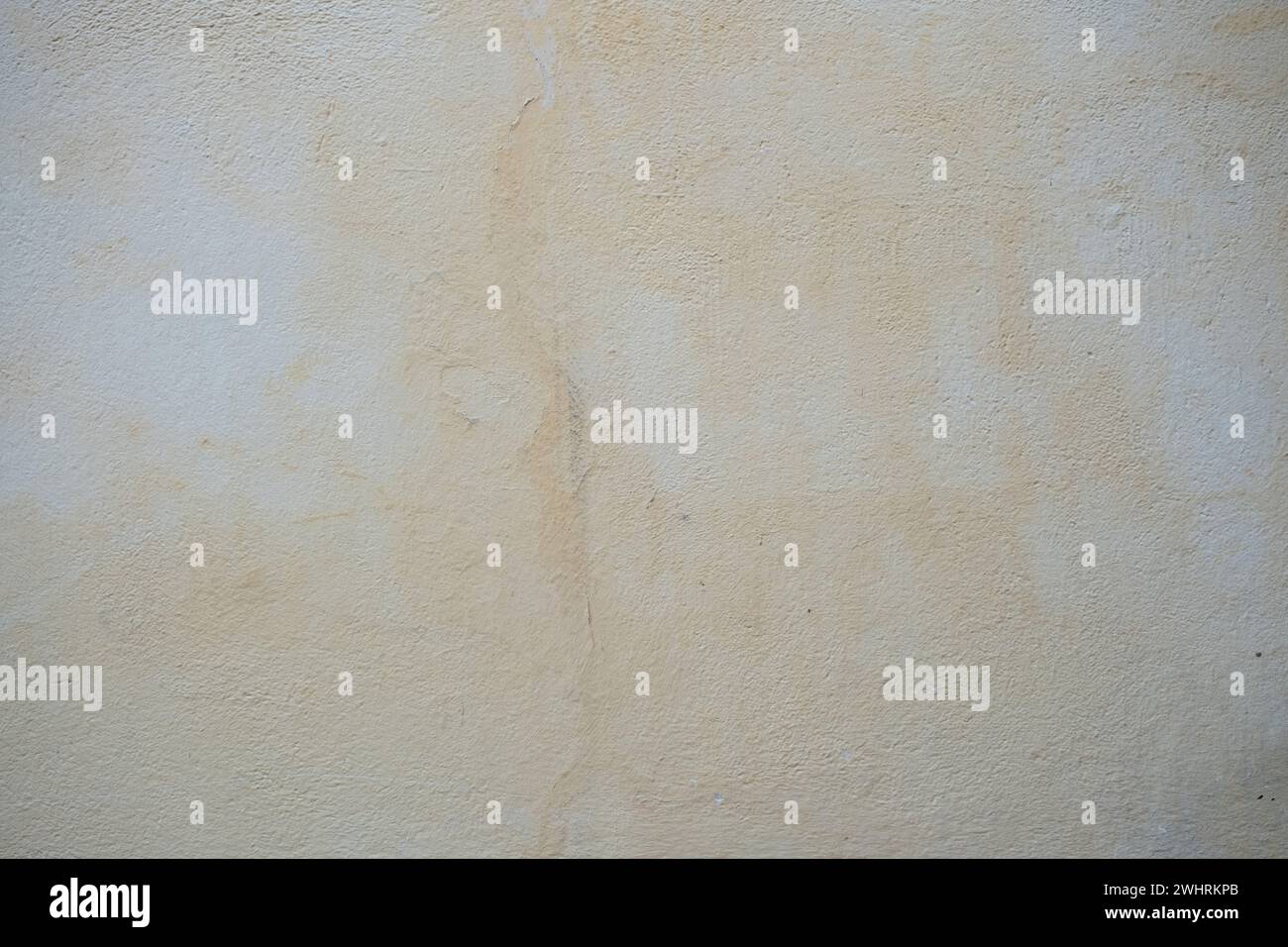 Plastered empty faded wall background texture. Aged whitewashed surface ...