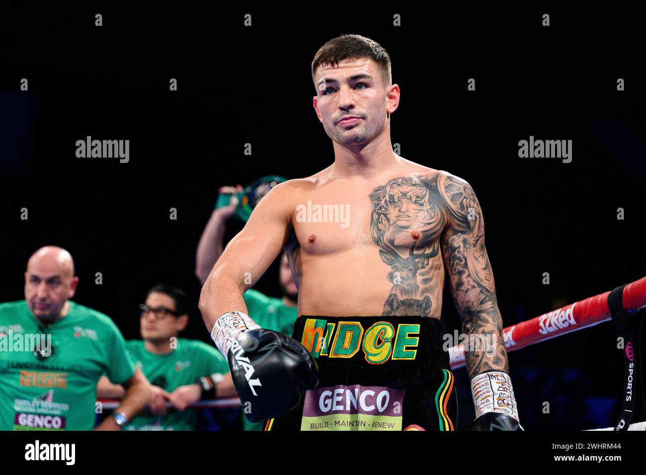 LONDON, UNITED KINGDOM. 10 Feb, 24. Sam Noakes vs. Lewis Sylvester ...