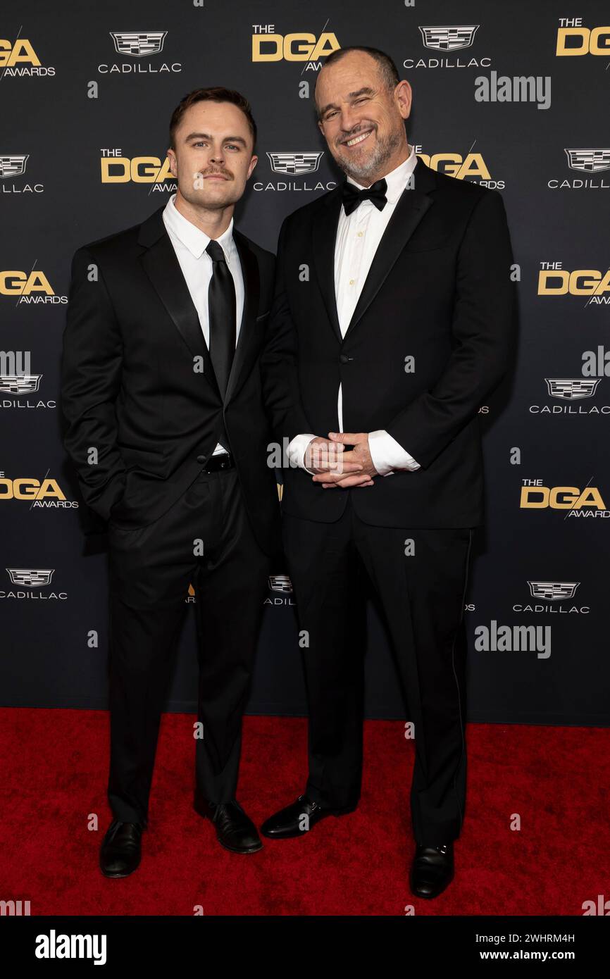Beverly Hills, USA. 10th Feb, 2024. Isaiah Fuchs and Ken Fuchs attend ...