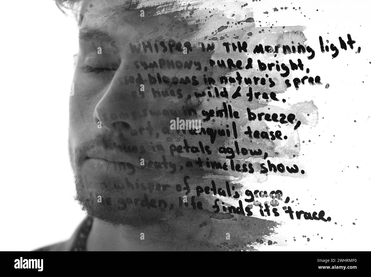 Poetic hand writing hi-res stock photography and images - Alamy