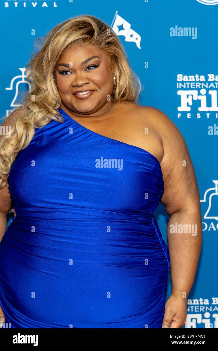 Santa Barbara, USA. 10th Feb, 2024. Red Carpet Arrivals: Da'Vine Joy ...