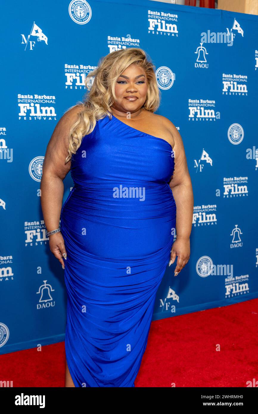 Santa Barbara, USA. 10th Feb, 2024. Red Carpet Arrivals: Da'Vine Joy ...