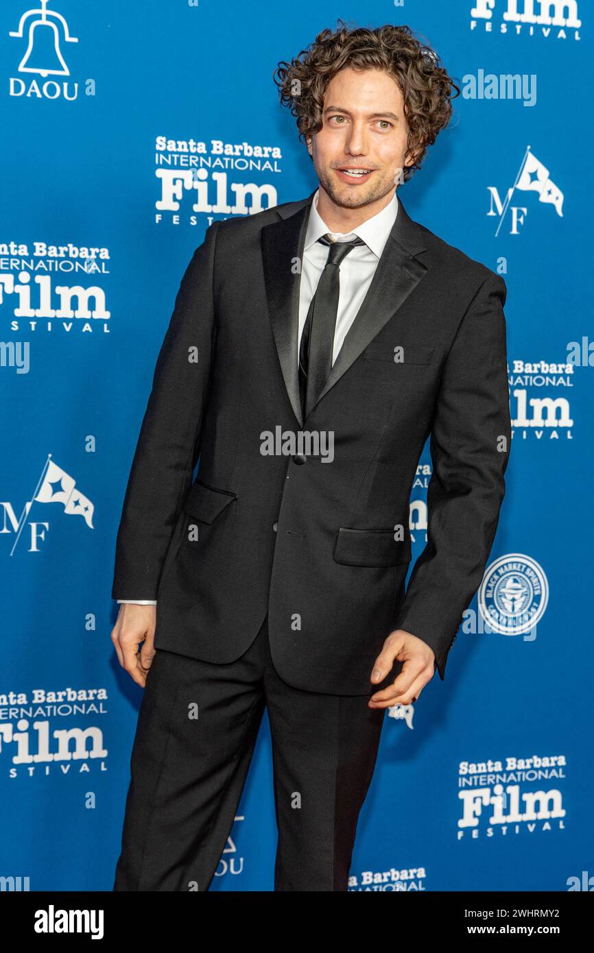 Santa Barbara, USA. 10th Feb, 2024. Red Carpet Arrivals: Jackson Rathbone. The 39th Santa ...
