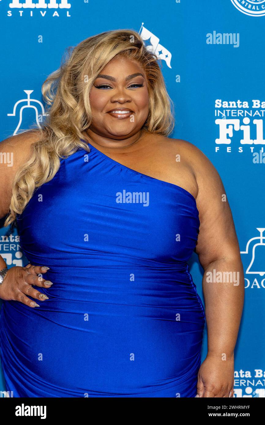 Santa Barbara, USA. 10th Feb, 2024. Red Carpet Arrivals: Da'Vine Joy ...