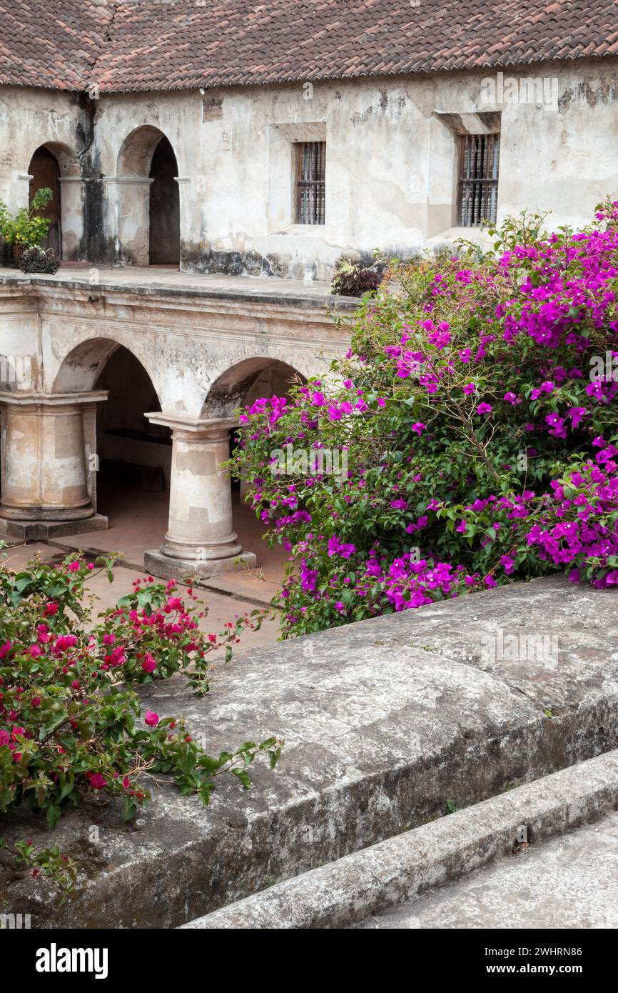 Antigua guatemala capuchinas convent built 1736 hi-res stock ...