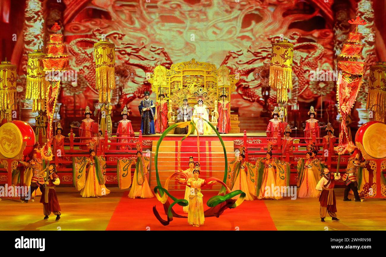 Xi'an, China's Shaanxi Province. 11th Feb, 2024. The live-action ...