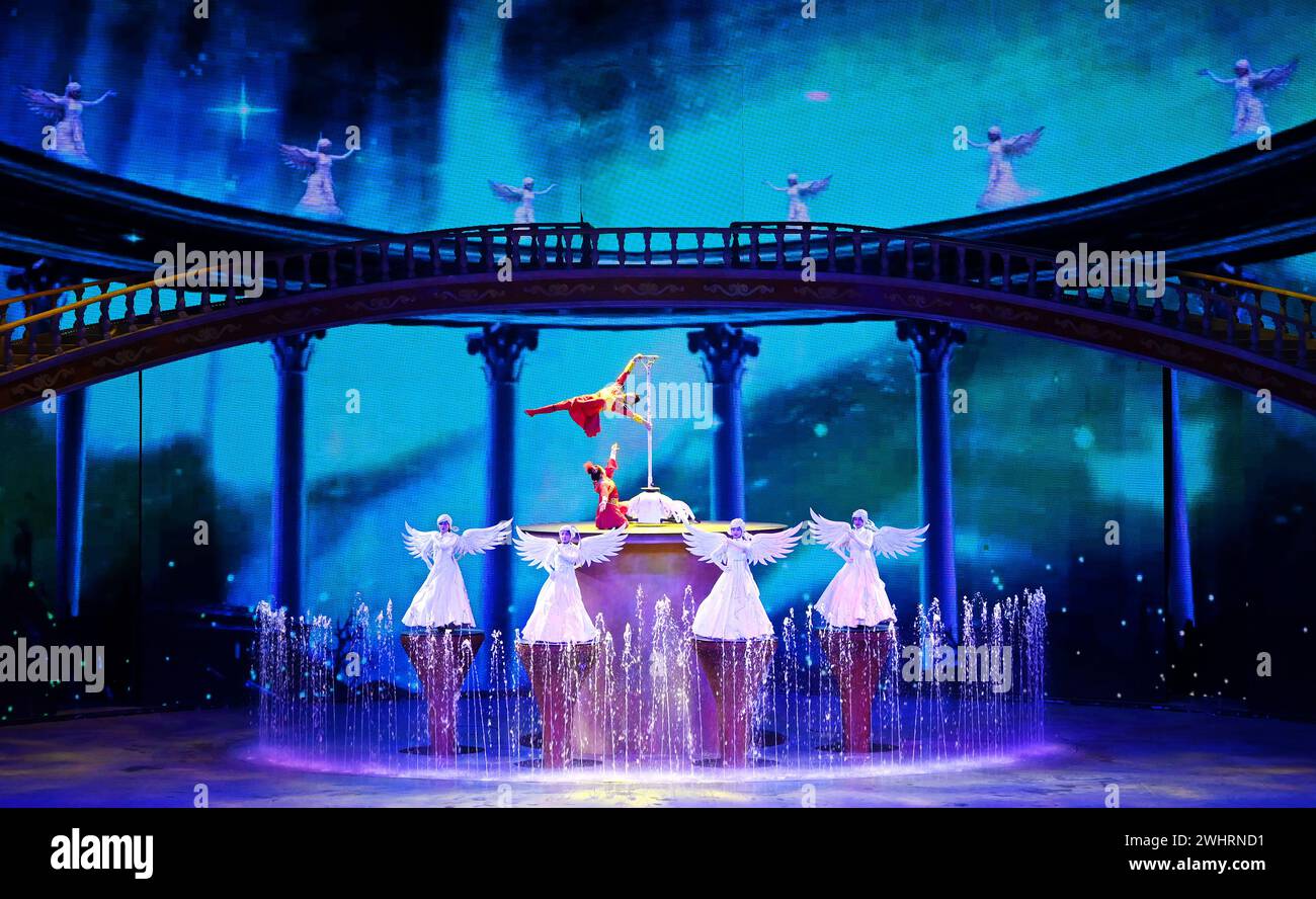 Xi'an, China's Shaanxi Province. 11th Feb, 2024. The live-action ...