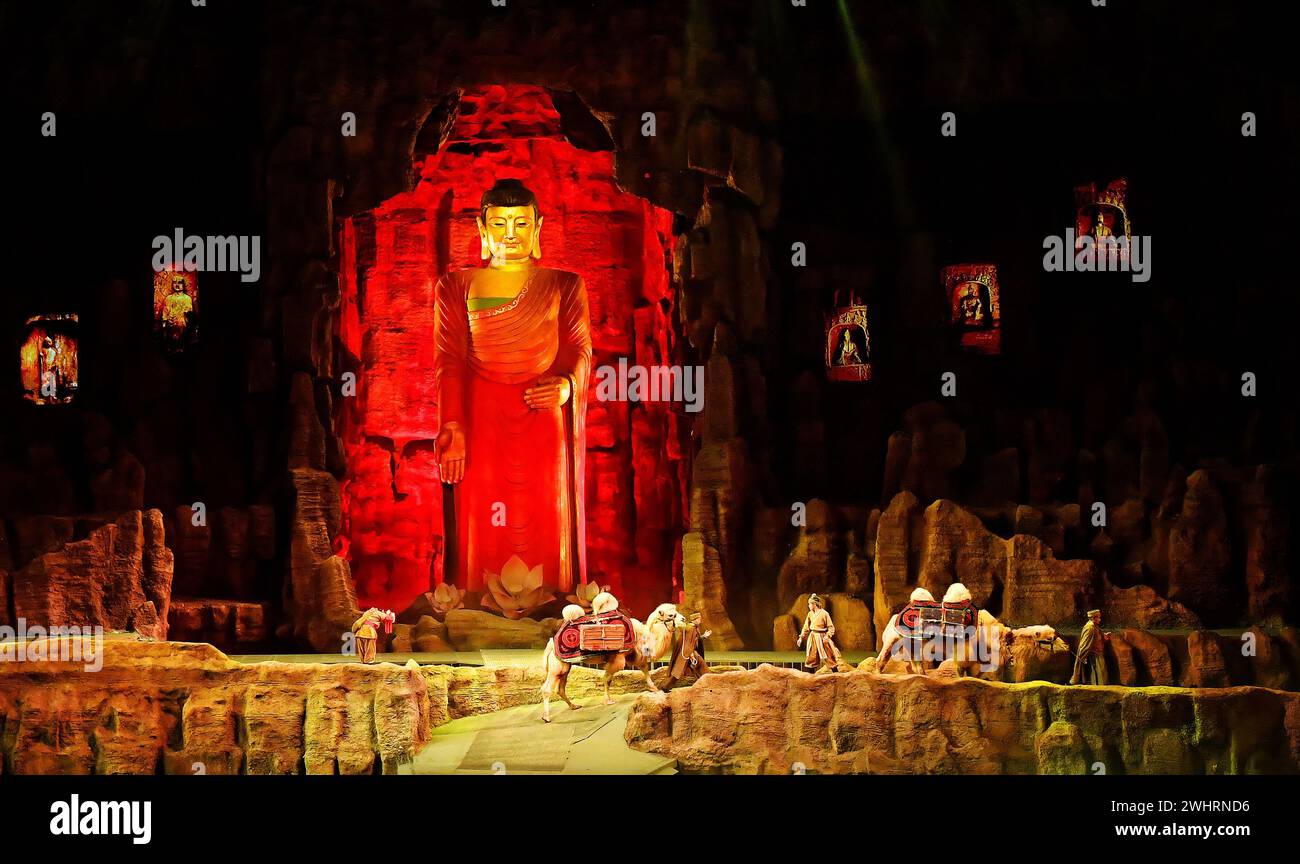 Xi'an, China's Shaanxi Province. 11th Feb, 2024. The live-action ...