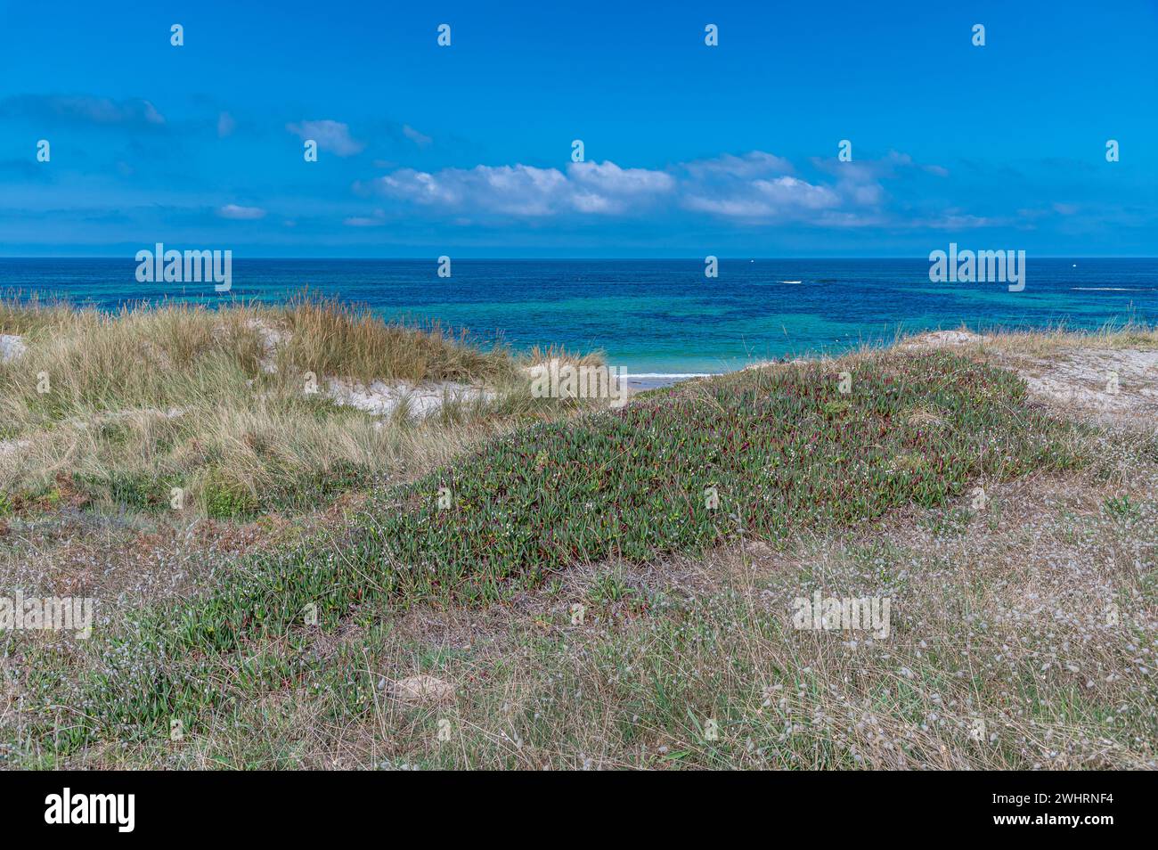 Seascape on the shores of the Cantabrian Sea in the town of Foz, Lugo ...