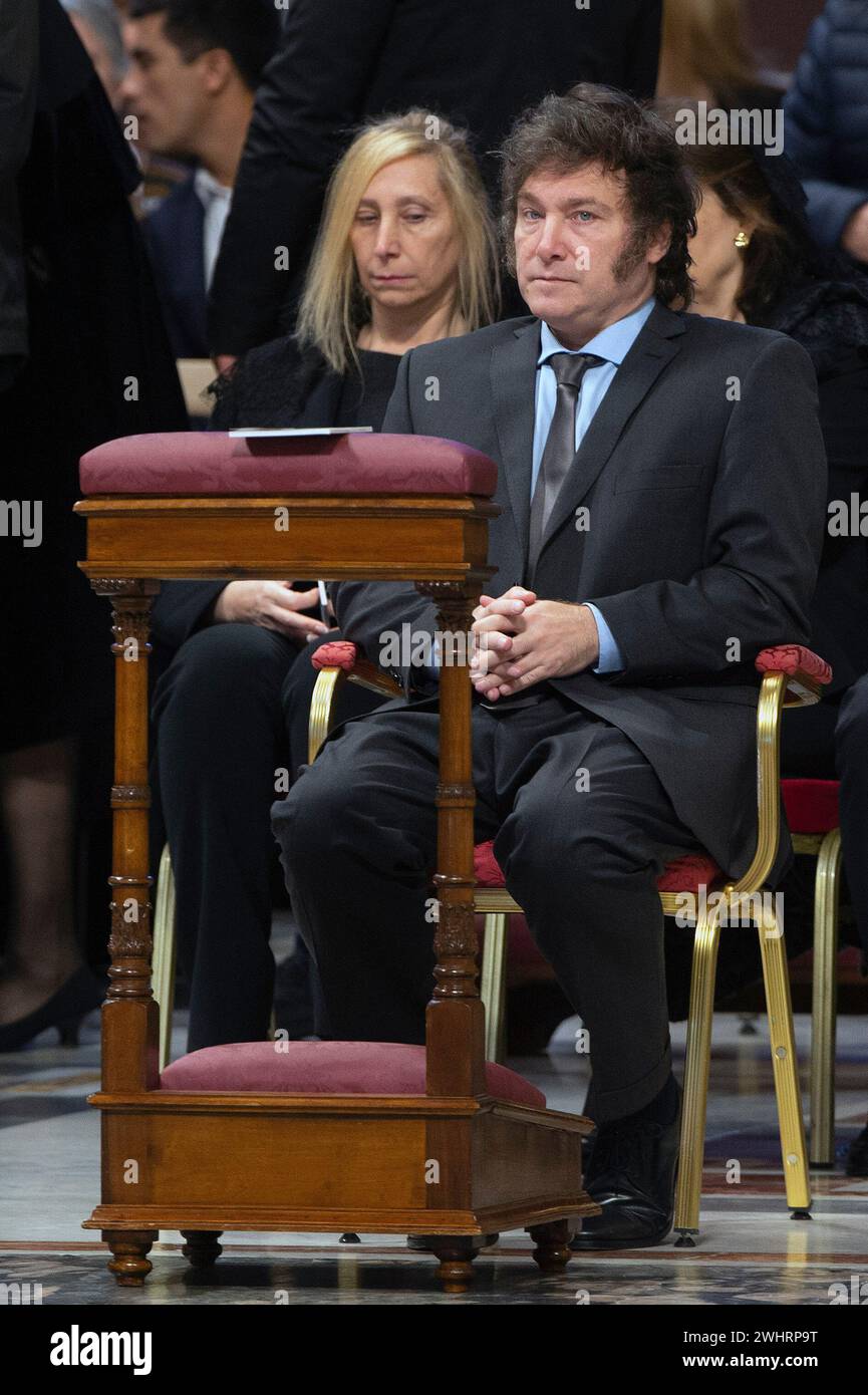 Italy, Rome, Vatican, 2024/2/11.Pope Francis celebrates a Holy Mass for ...