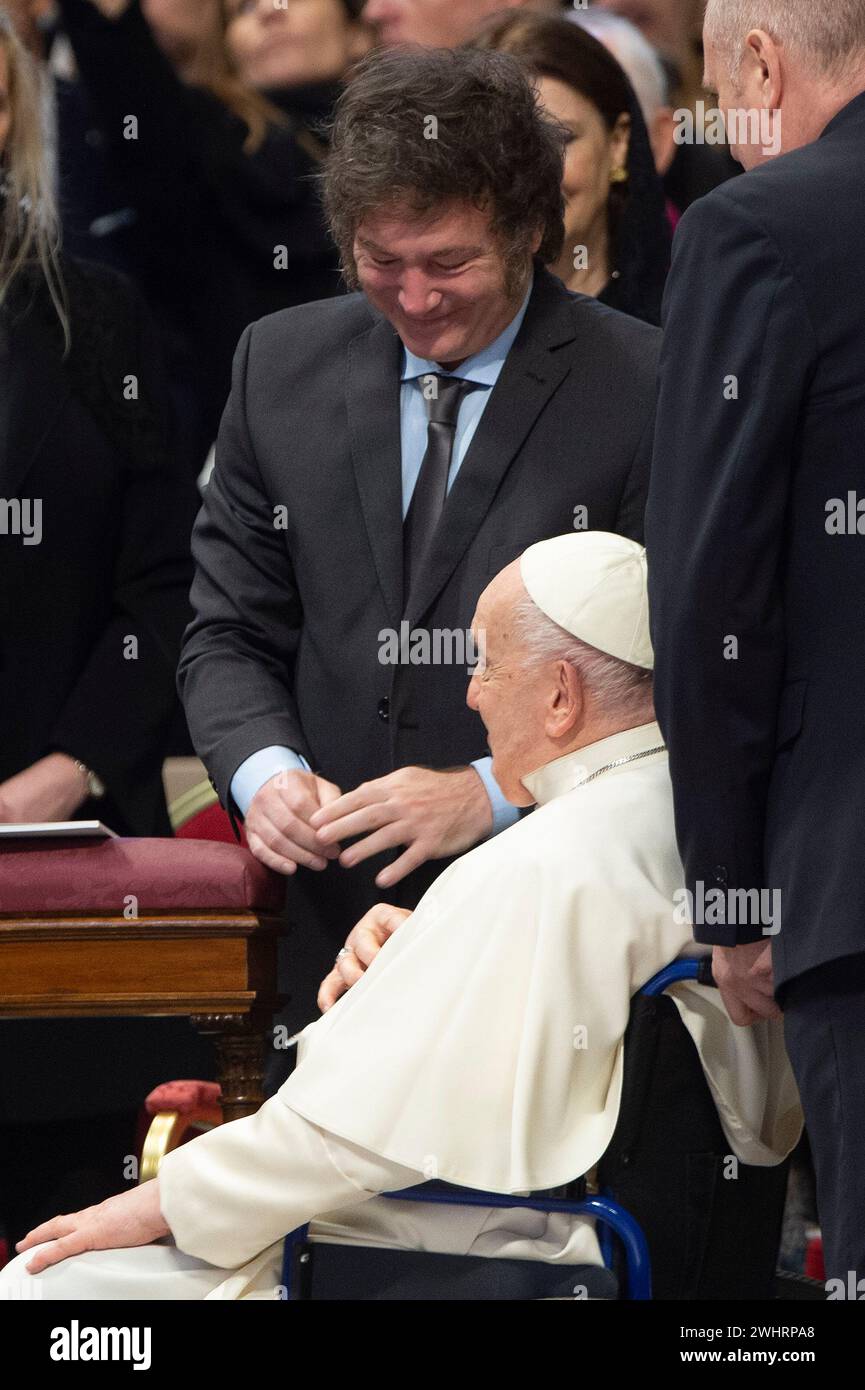 Vatican, Vatican. 11th Feb, 2024. Italy, Rome, Vatican, 2024/2/11.Pope ...