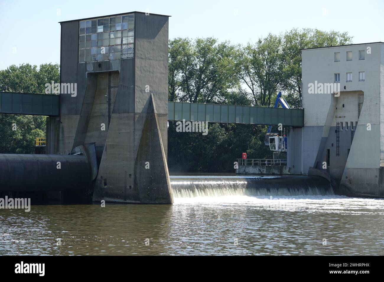 Staustufe eddersheim hi-res stock photography and images - Alamy