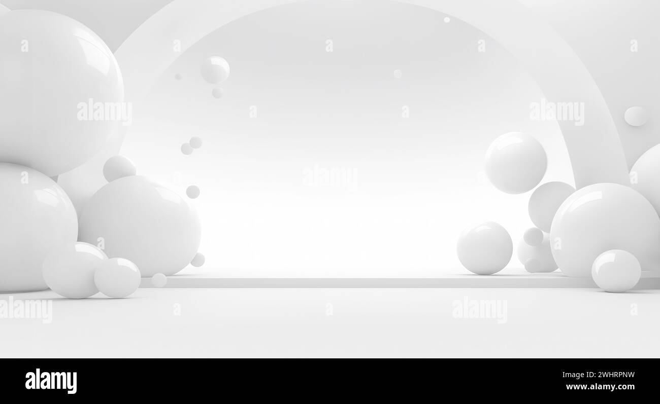 3d white background hi-res stock photography and images - Alamy