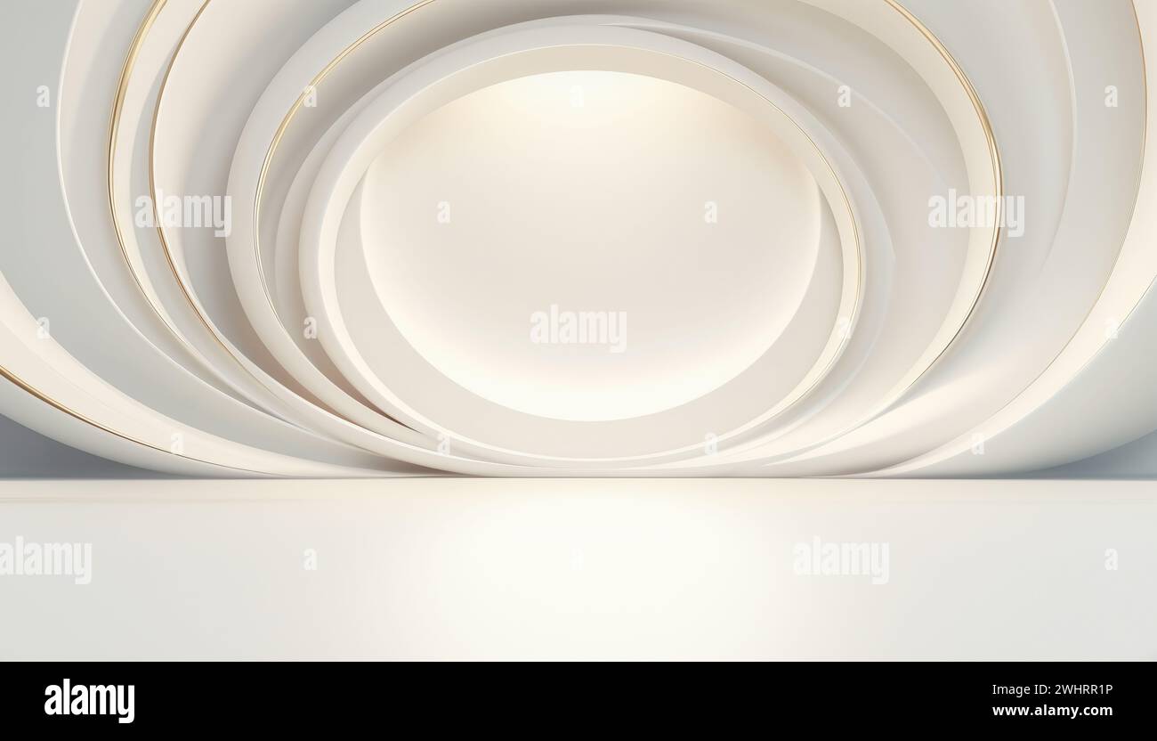 3D Light White Simple Background Stock Photo - Alamy