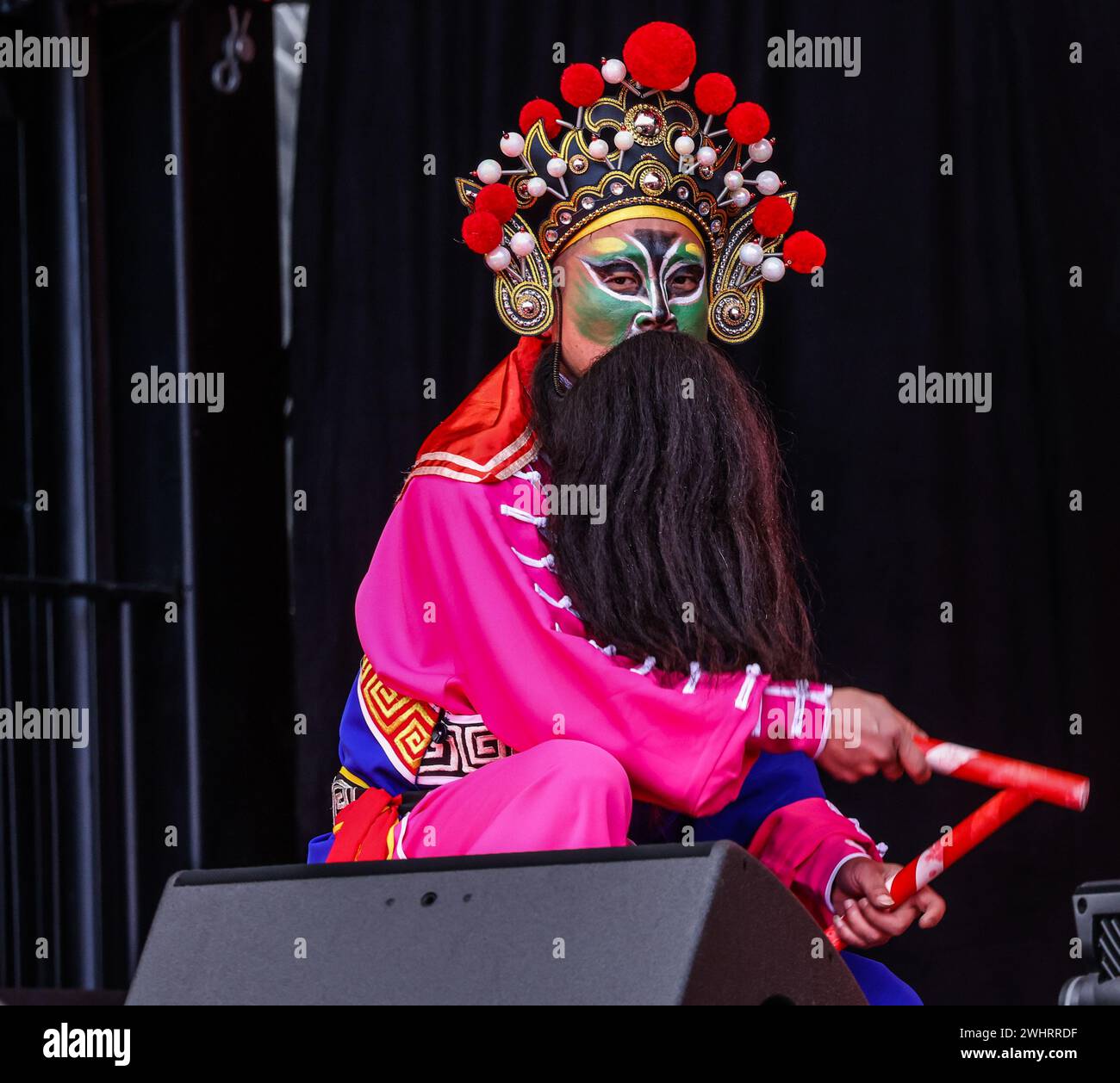 Trafalgar Square London UK 11 Feb 2024 Trafalgar Square mark the ...