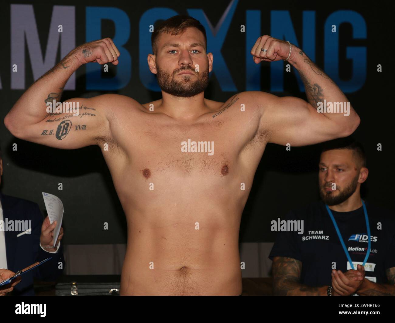 Heavyweight boxer Tom Schwarz Magdeburg boxing stable Fides Sports at ...
