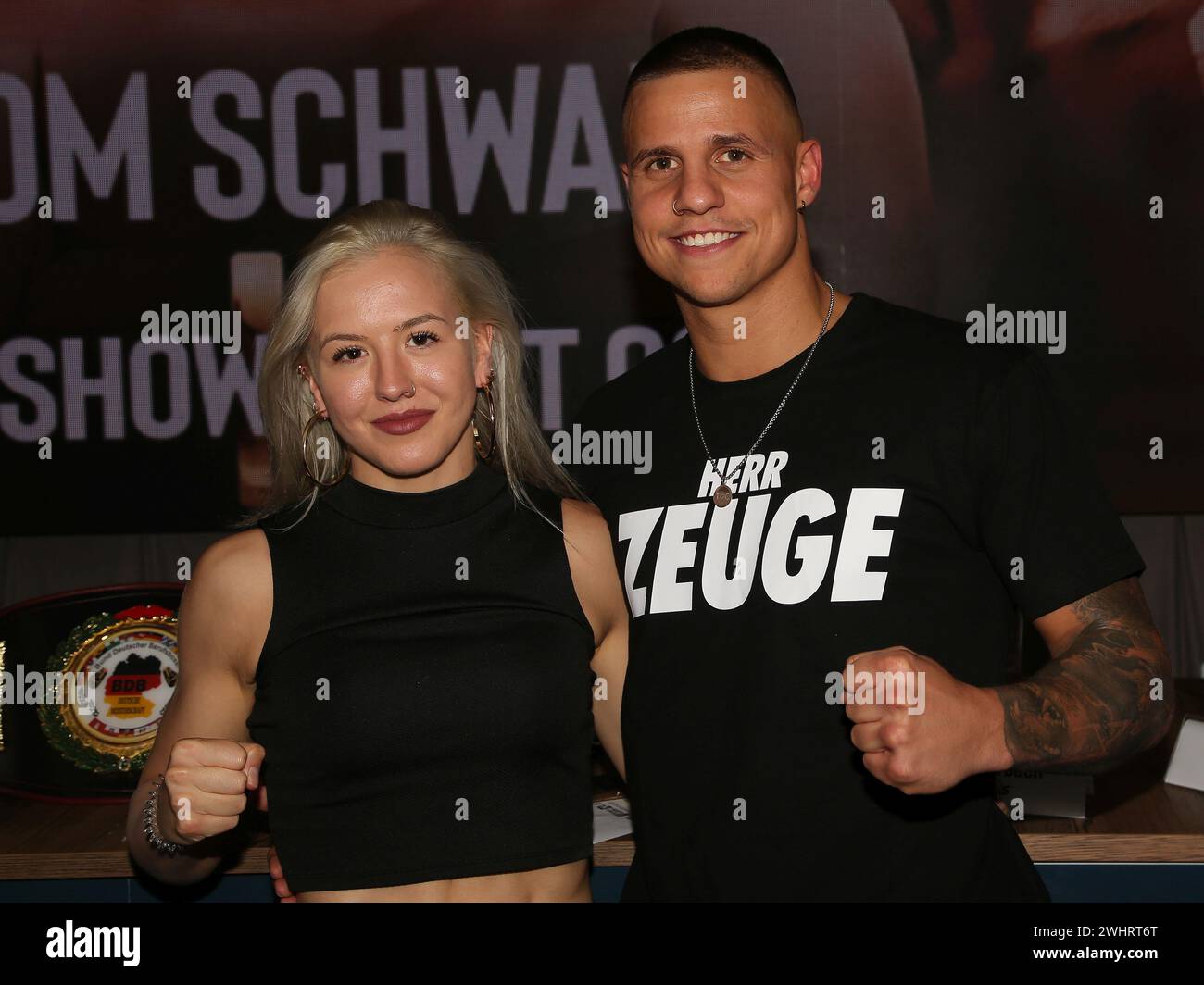Boxer Tyron Zeuge from the Magdeburg boxing stable Fides with ...