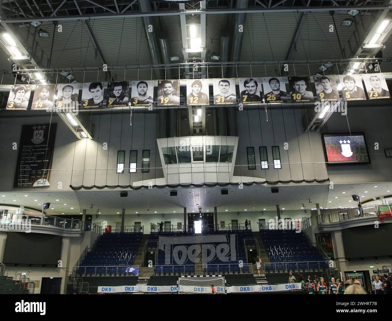 New SC Magdeburg Hall of Fame in the GETEC Arena Magdeburg Stock Photo ...