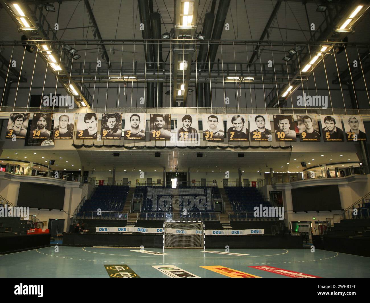 New SC Magdeburg Hall of Fame in the GETEC Arena Magdeburg Stock Photo ...